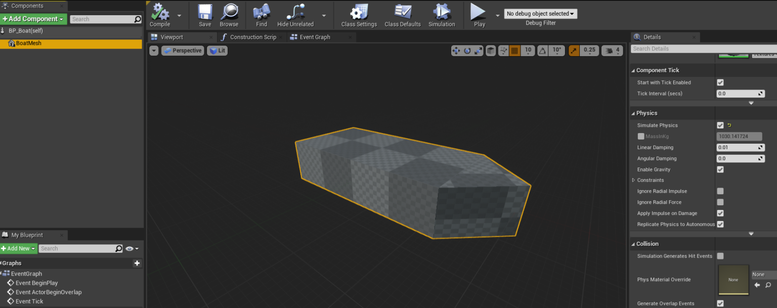 Dynamic Water Physics – Tutorial – M.I