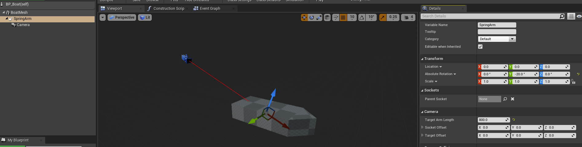 Dynamic Water Physics – Tutorial – M.I